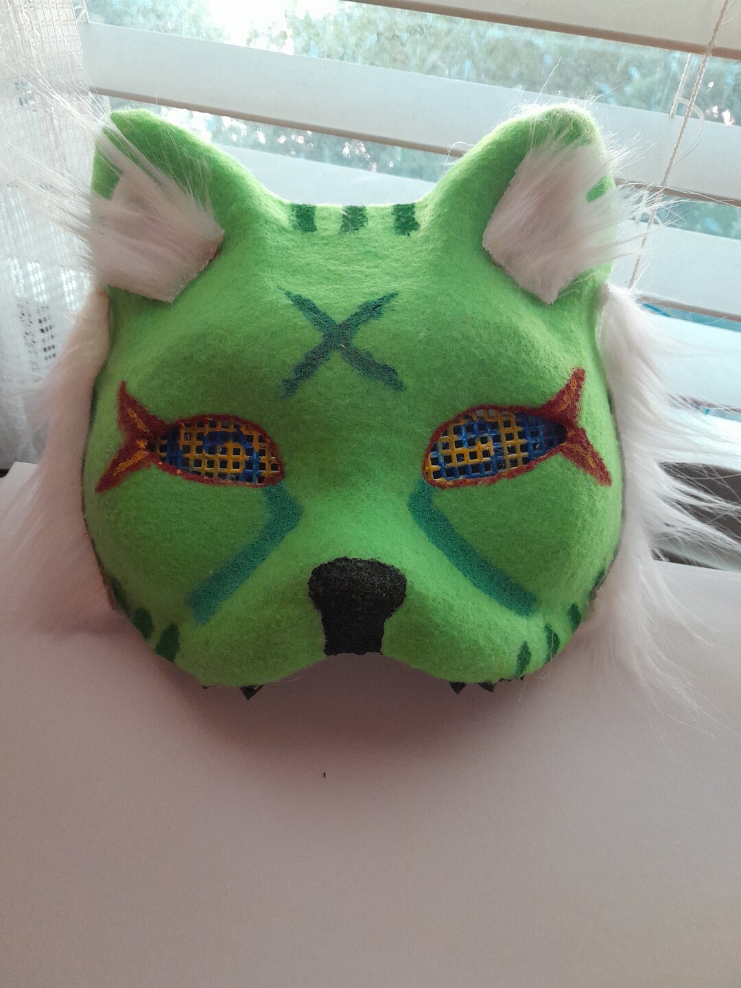 Green Therian Mask - Etsy