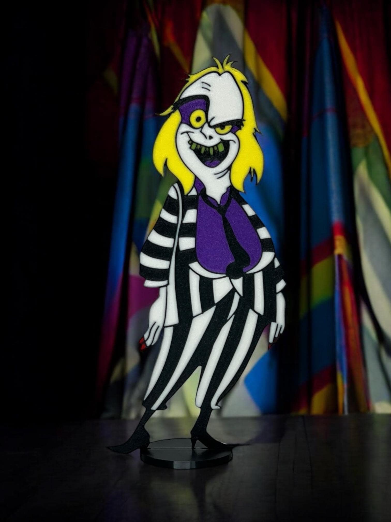 Cartoon Beetlejuice Figurine – Unique Halloween Tabletop Decor - Etsy