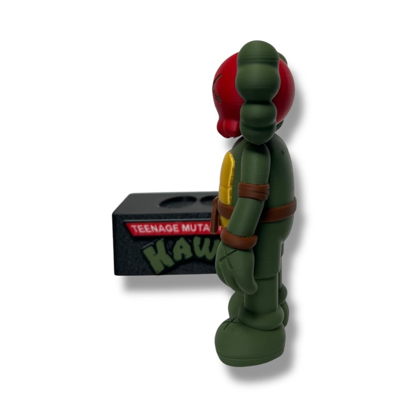 3D Printed Mutant Hero Figure – Ninja-inspired Art Toy With Display - Etsy