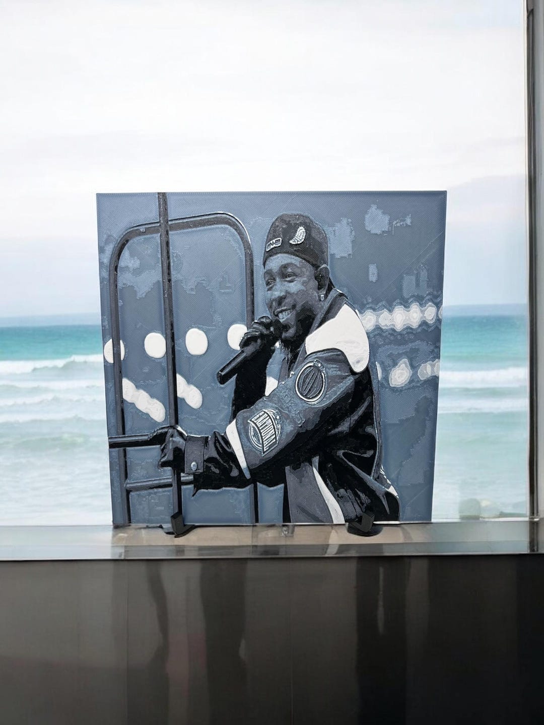 Kendrick Lamar, Super Bowl 3D Portrait With Stand - Etsy