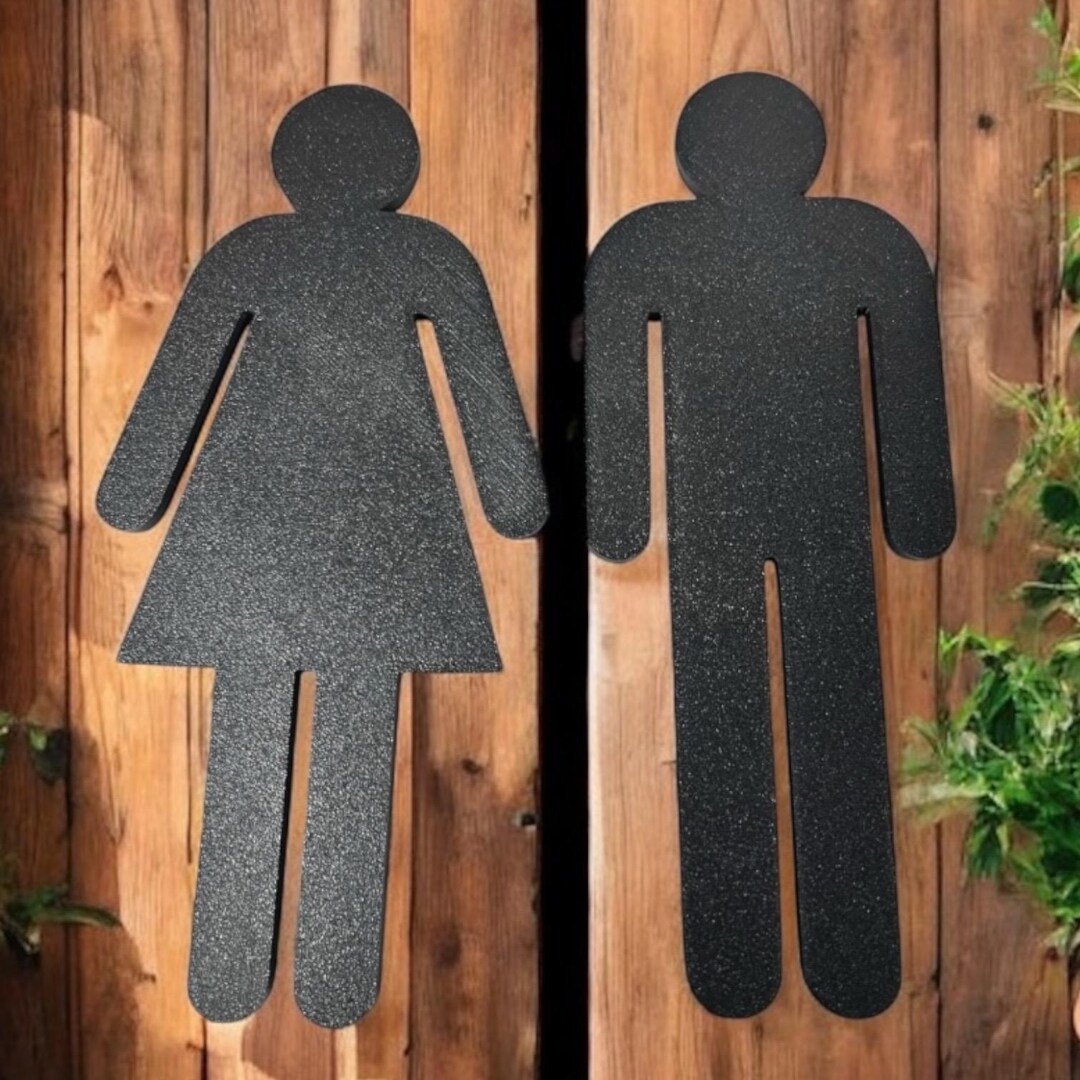 Bathroom Female/male Sign Figures - Etsy