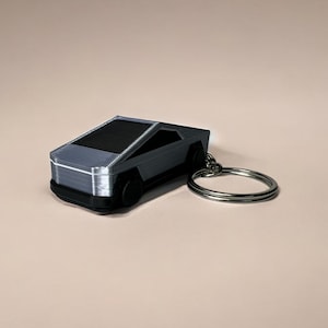 Tesla Cybertruck Keychain - Etsy