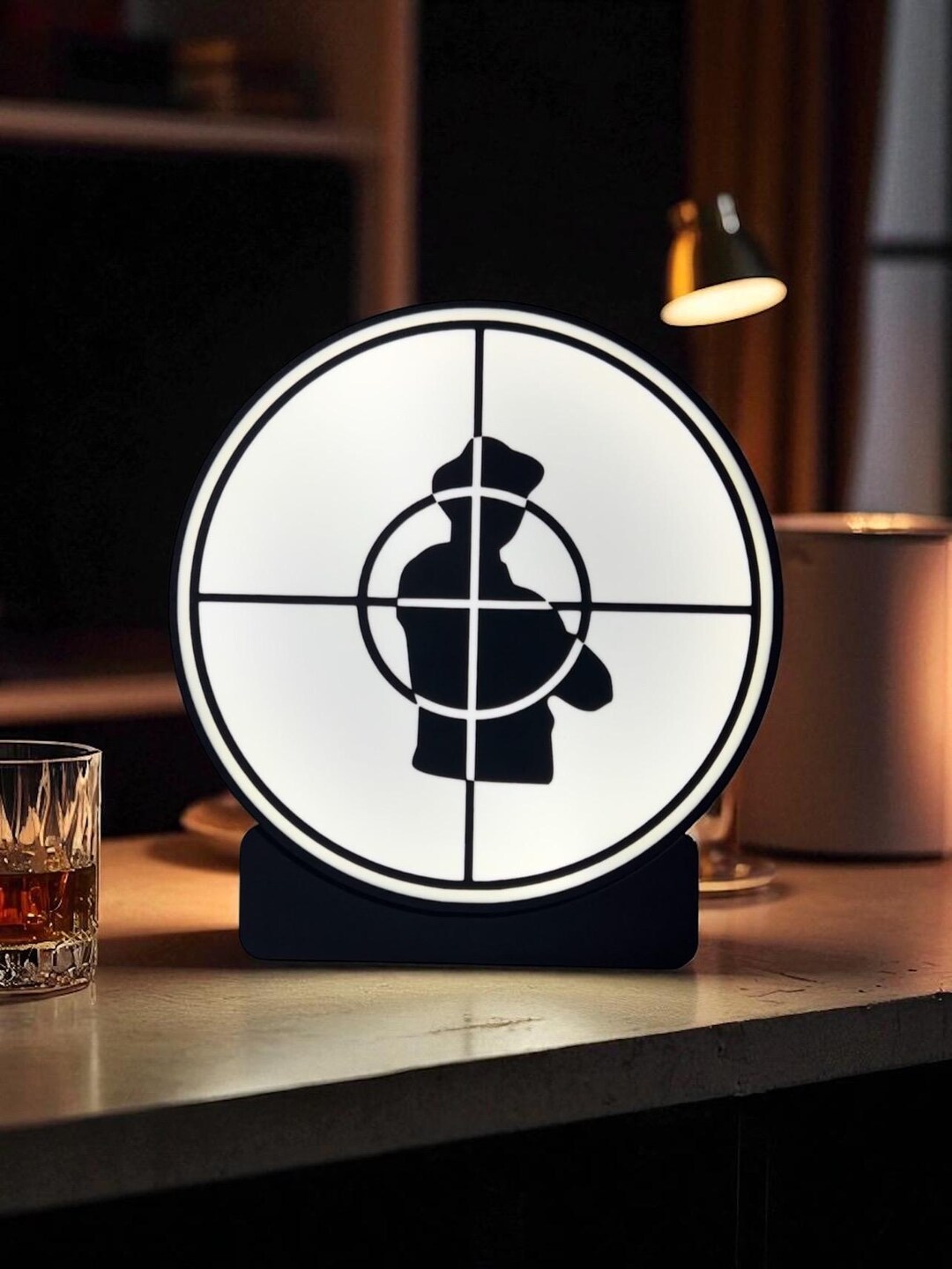 3D Printed Hip Hop LED Light Box | Old School Rap Decor - Etsy