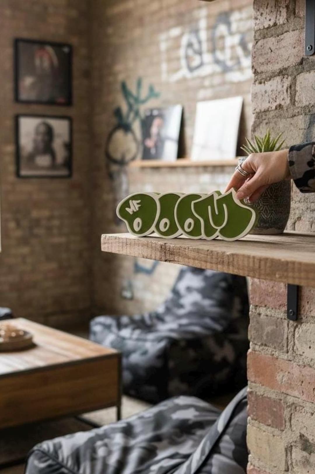 MF DOOM Tabletop Decor | Iconic Hip Hop Name Display | Underground Rap ...
