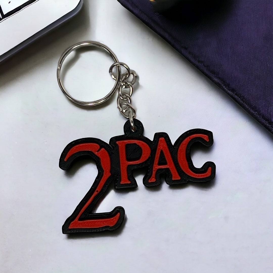 2pac Keychain Legendary Hip-hop Tribute - Etsy