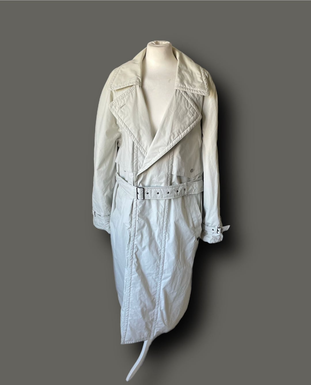 Men's Rikson Puffer Trench Coat, Vintage 90s, Size L (EU 50), 80% Down - Etsy