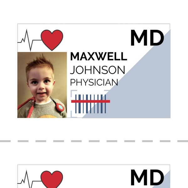 Pretend Doctor Name Tag - Etsy