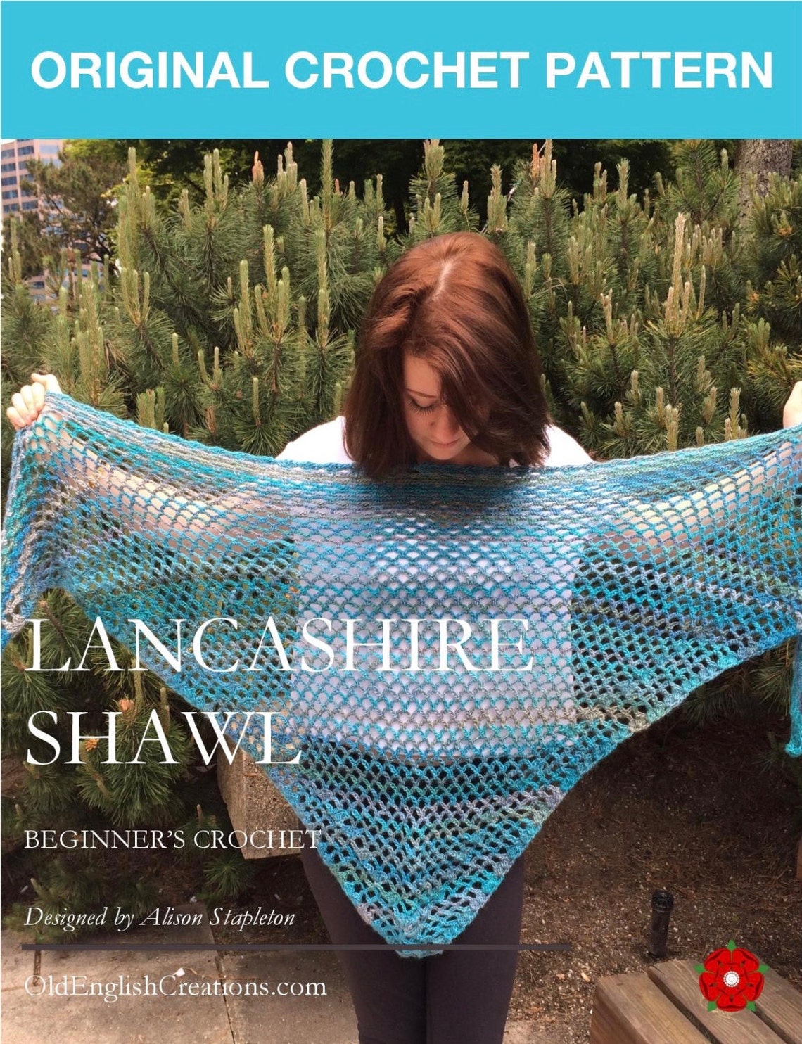 Pattern Only: Crochet 'lancashire" Shawl - Easy to Make Yourself - Etsy