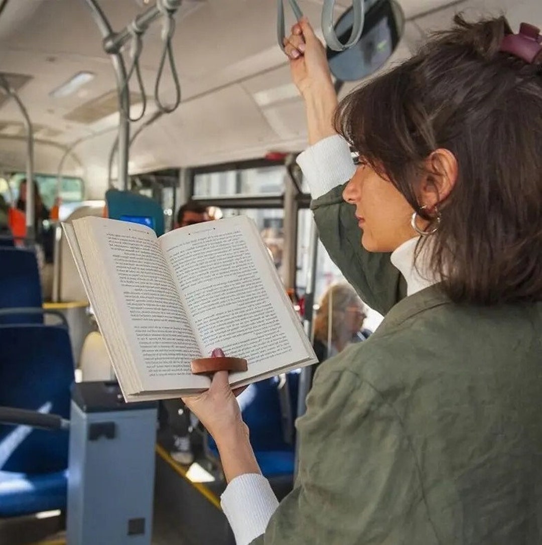 Wood Reading Assistant, Book Page Holder, One Handed Book Spreader ...