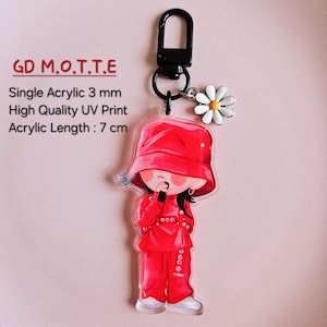 G-dragon Power Acrylic Keychain, G Dragon Chibi Illustration, G-dragon ...