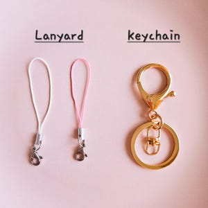 Personalized Name Keychain With Crochet Japanese Kawaii Characters ...