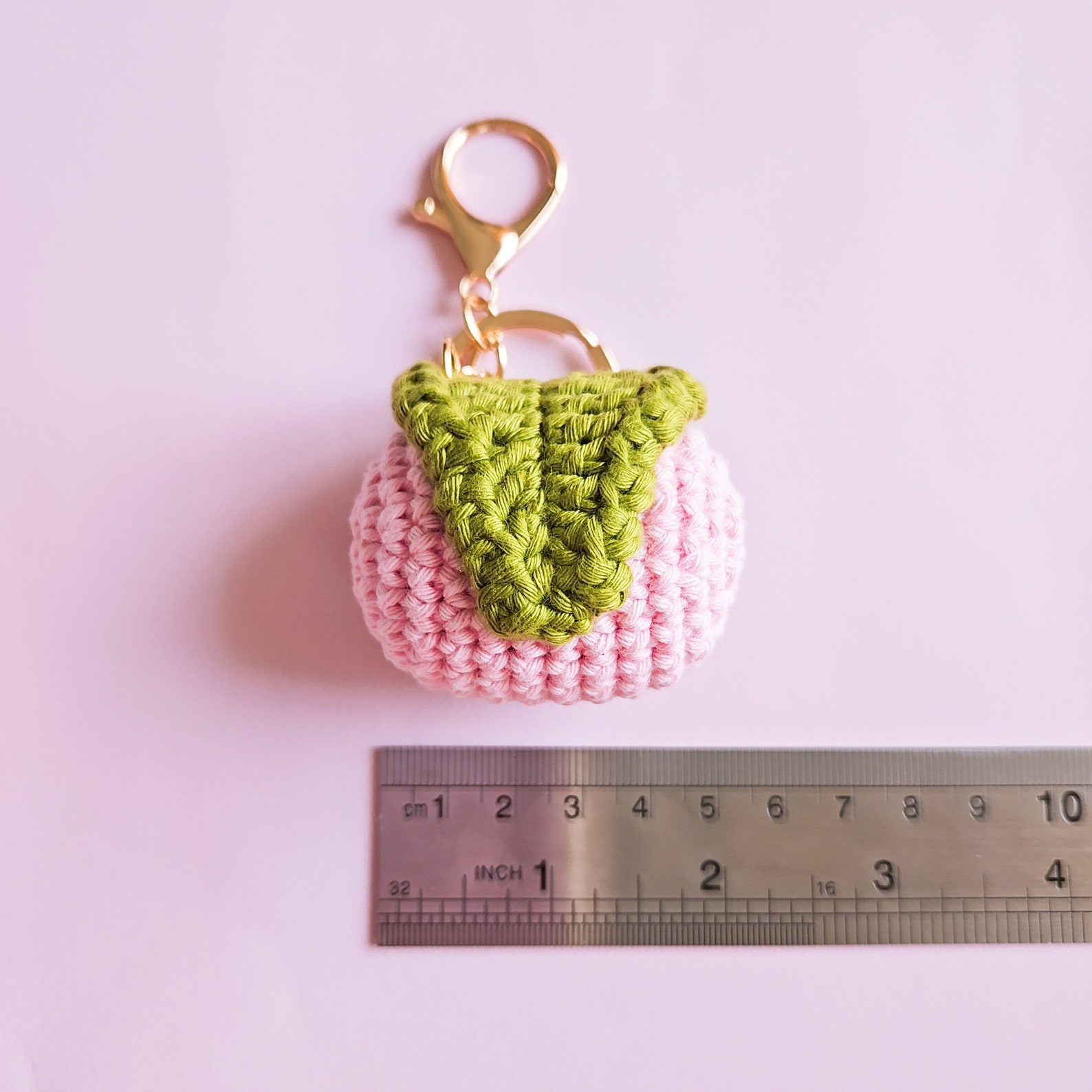 Crochet Sakura Mochi Keychain, Crochet Taiyaki Keychain, Crochet Dango ...