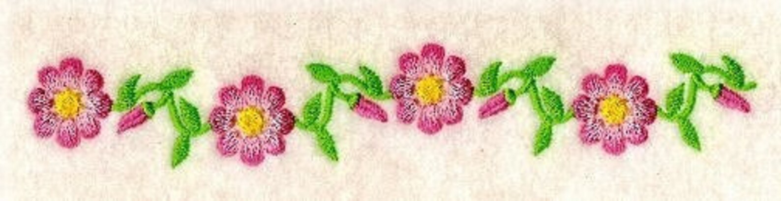Spring Floral Machine Embroidery Borders - Etsy