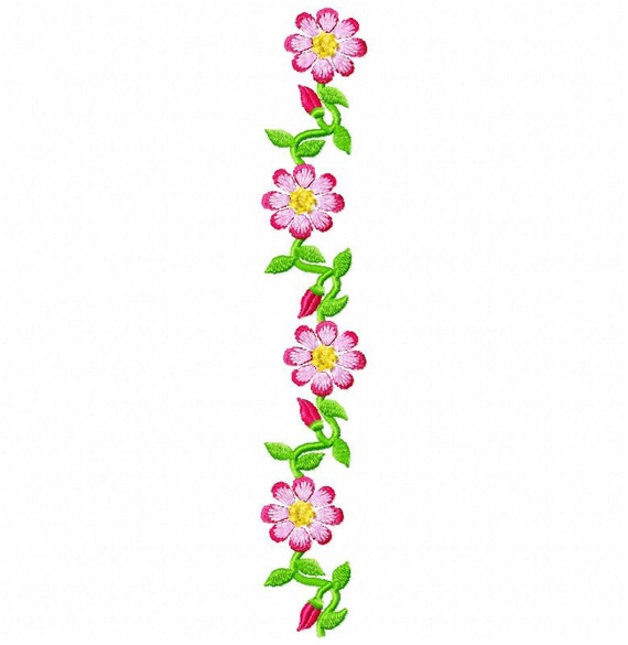 Single Line Floral Borders