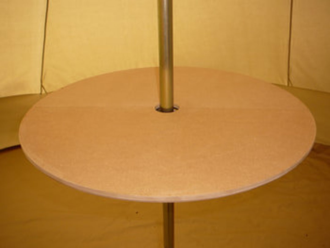 Bell Tent Pole Table - Fully Adjustable (25-50mm Dia. Poles). Glamp ...