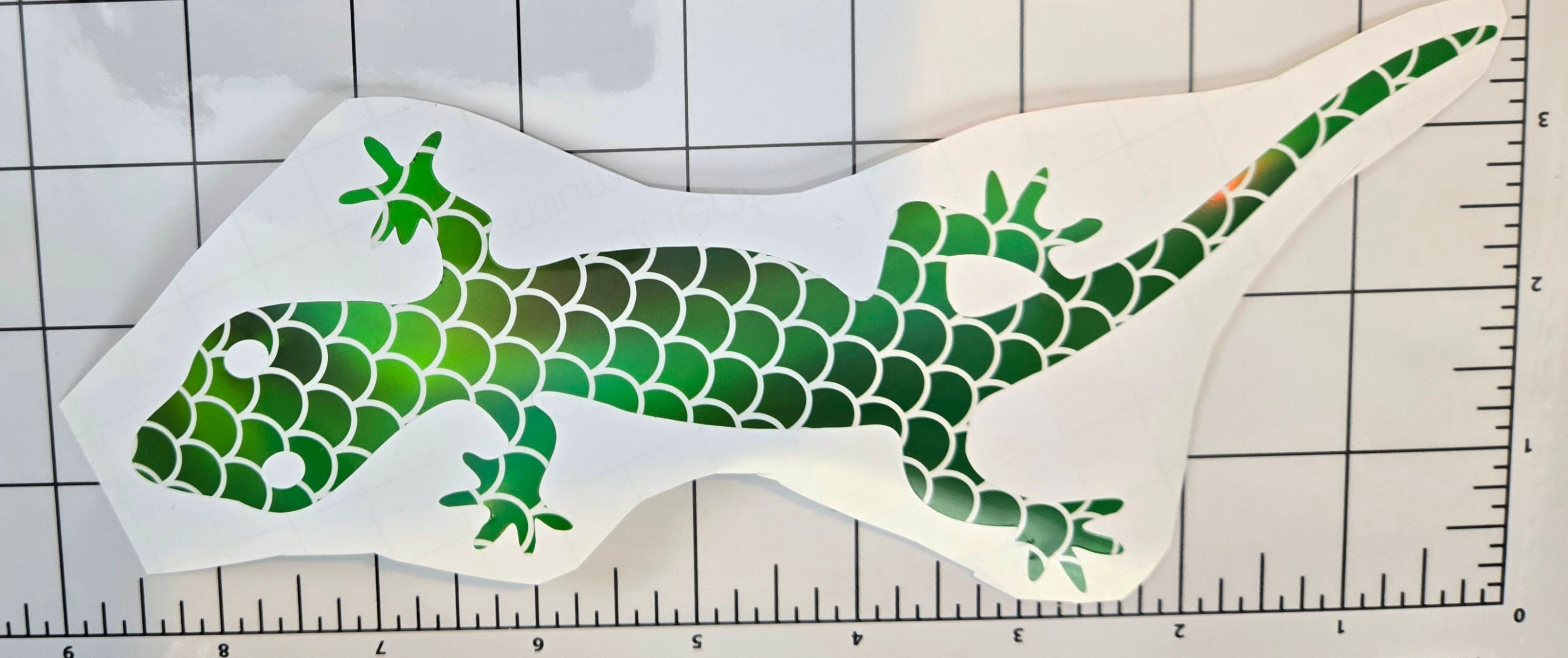 HOLOGRAPHIC LIZARD DECAL - Etsy