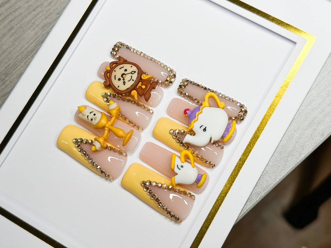 Princess Press on Nails - Etsy