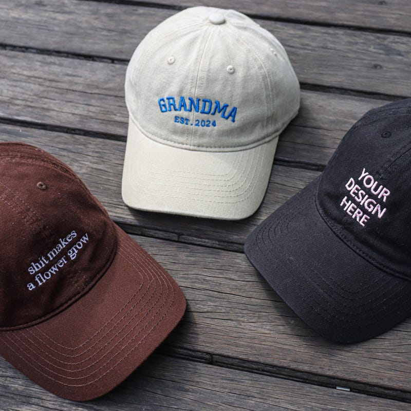 Custom Baseball Cap - Etsy