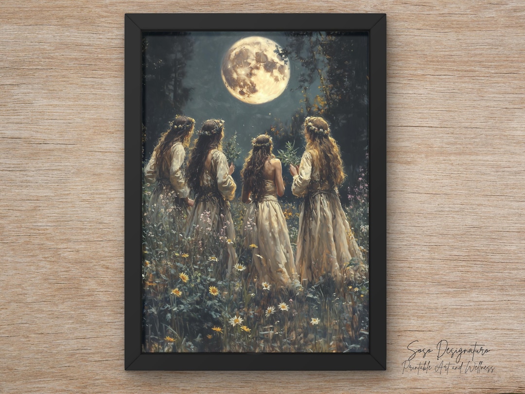 The Garden of Nymphs – Full Moon Ritual Digital Download - Printable ...