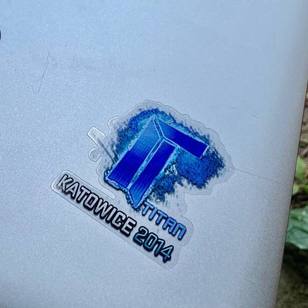 Titan Holo Stickers - Etsy