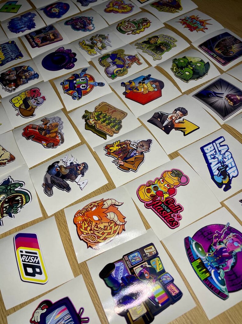 X60 CS GO Stickers in Real Life Big Set Counter Strike 2 Global ...