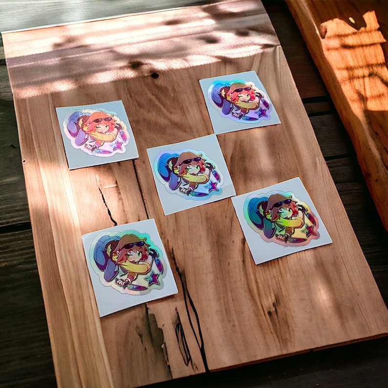 X5 Kawaii T Holo CSGO Stickers in Real Life - Counter Strike 2 - Global ...