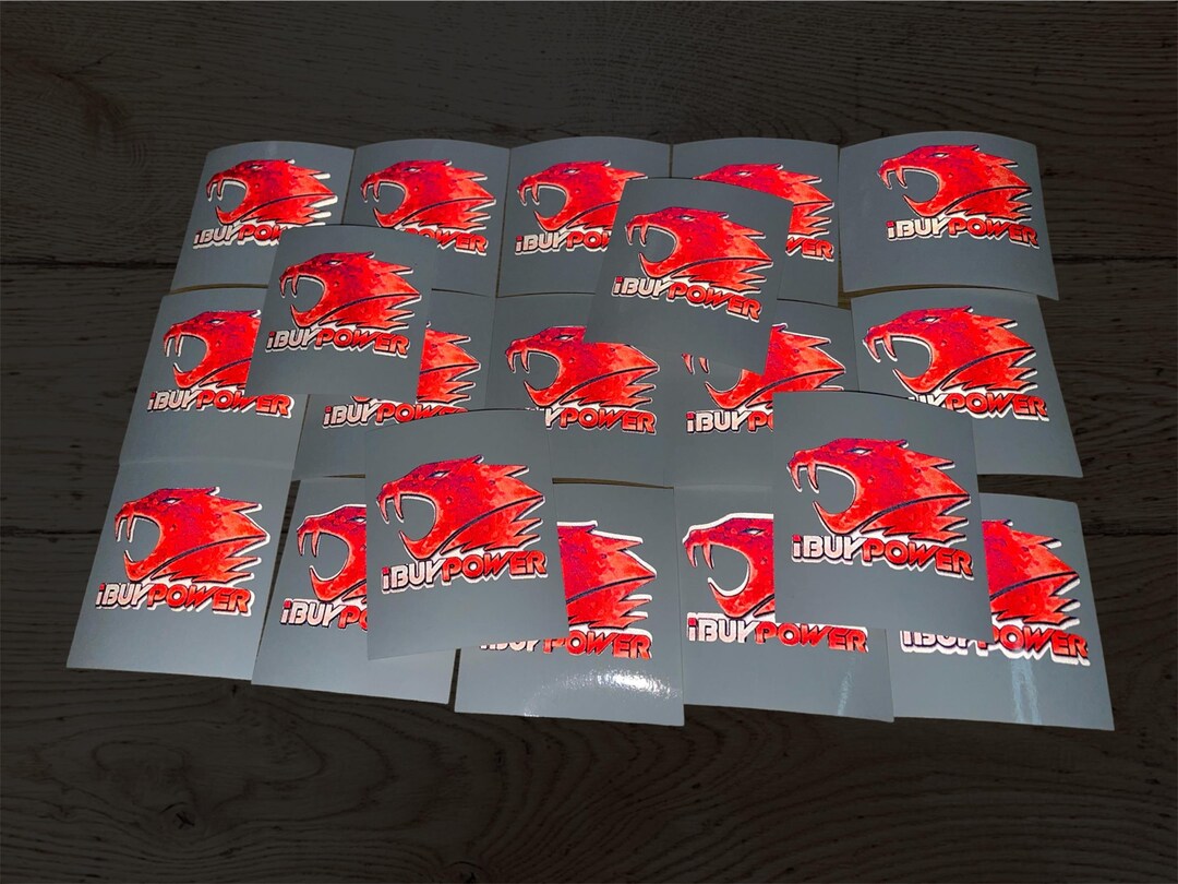 Reflective Ibuypower Stickers Counter Strike in Real Life Katowice 2014 ...