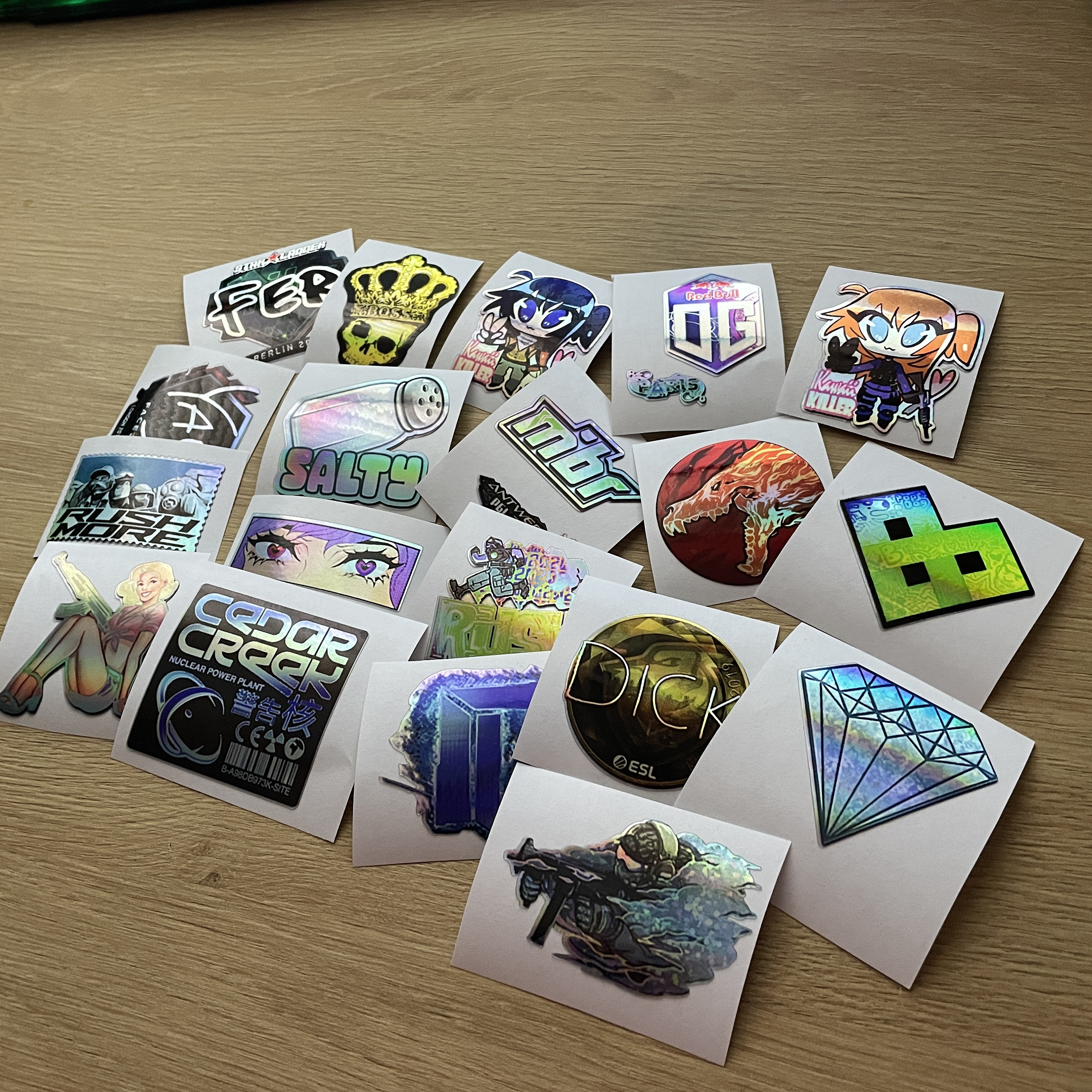 Any Stickers From CSGO in Real Life Set Katowice Counter Strike 2 ...
