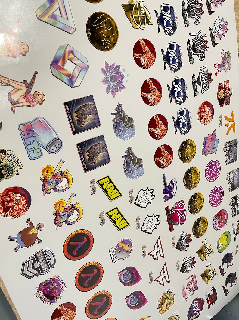 Any Stickers From CSGO in Real Life Set Katowice Counter Strike 2 ...