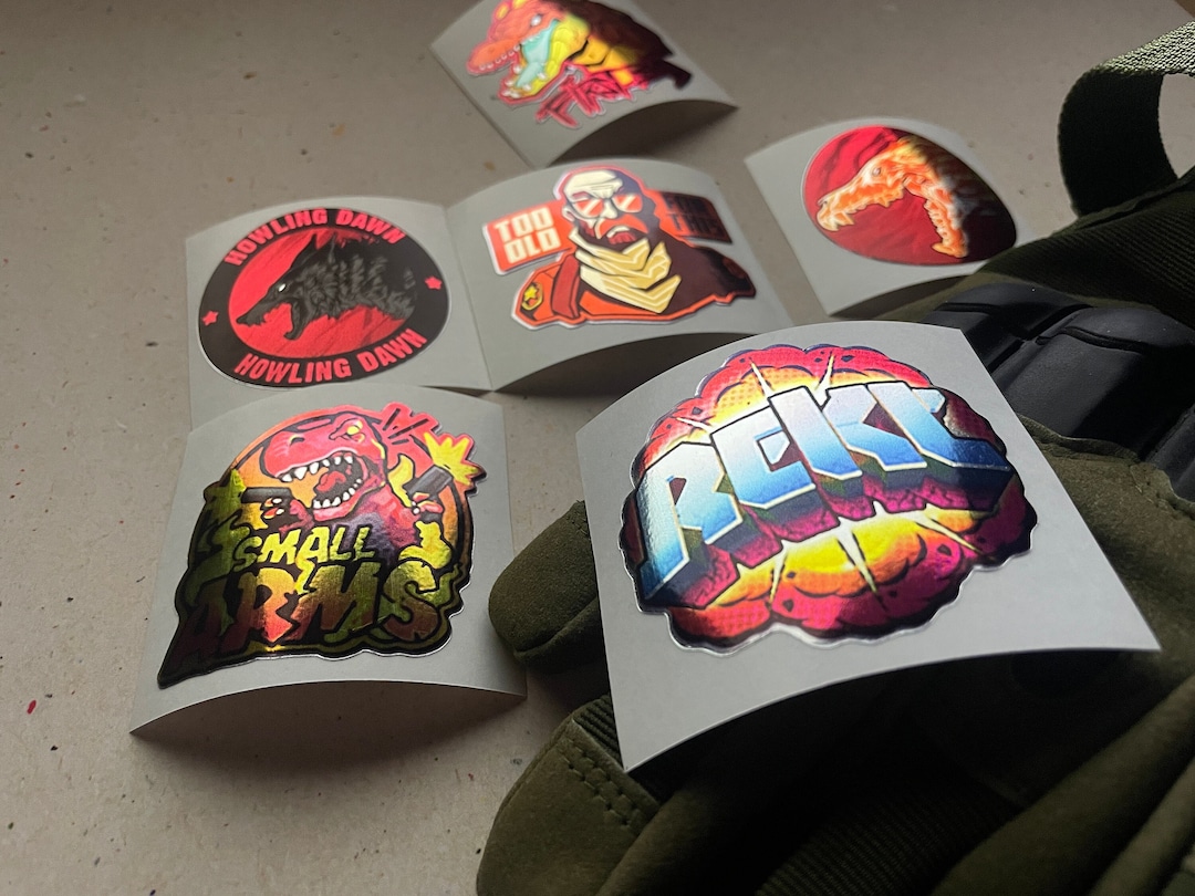 Red Set - X7 CSGO Stickers in Real Life Counter Strike 2 - Global ...