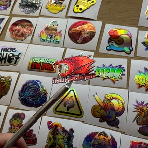 X30 CS GO Stickers in Real Life Big Set Counter Strike 2 Global ...