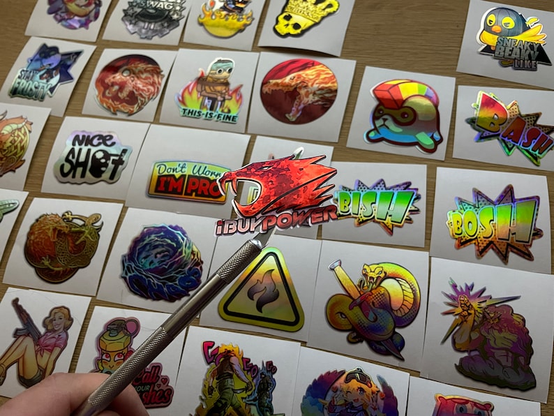 X30 CS GO Stickers in Real Life Big Set Counter Strike 2 Global ...