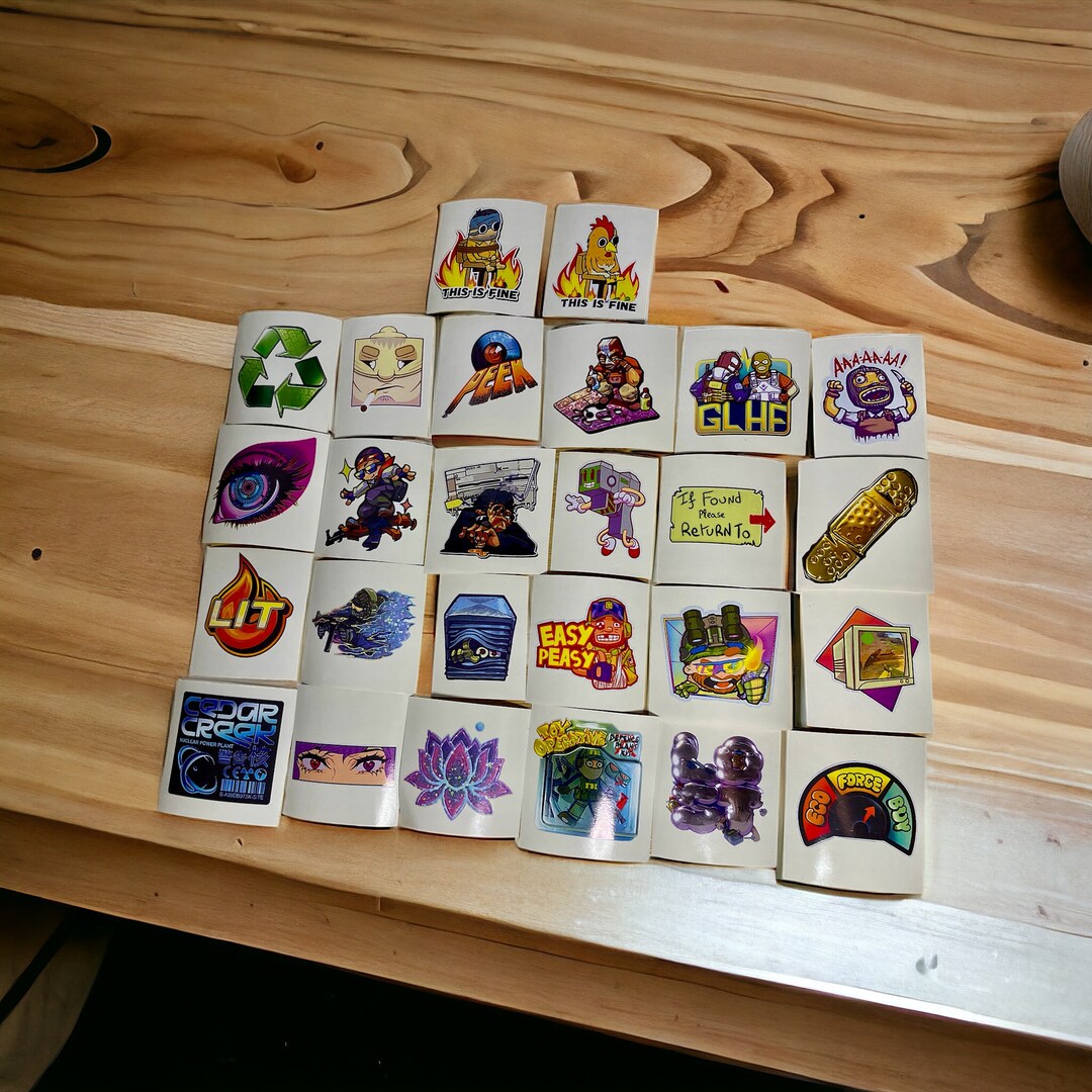 X25 CS GO Stickers in Real Life Big Set Counter Strike 2 Global ...