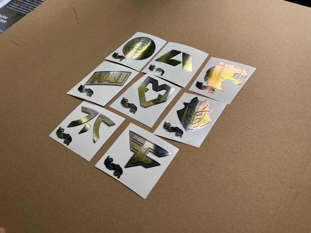 Any Paris 2023 Team Stickers GOLD FOIL From CSGO in Real Life - Create ...