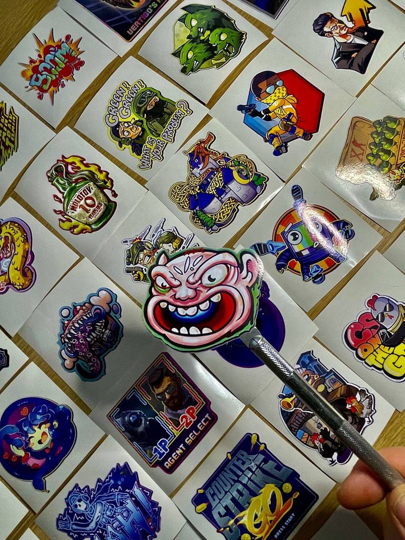 Counter Strike Stickers in Real Life Big Set CSGO Global Offensive ...