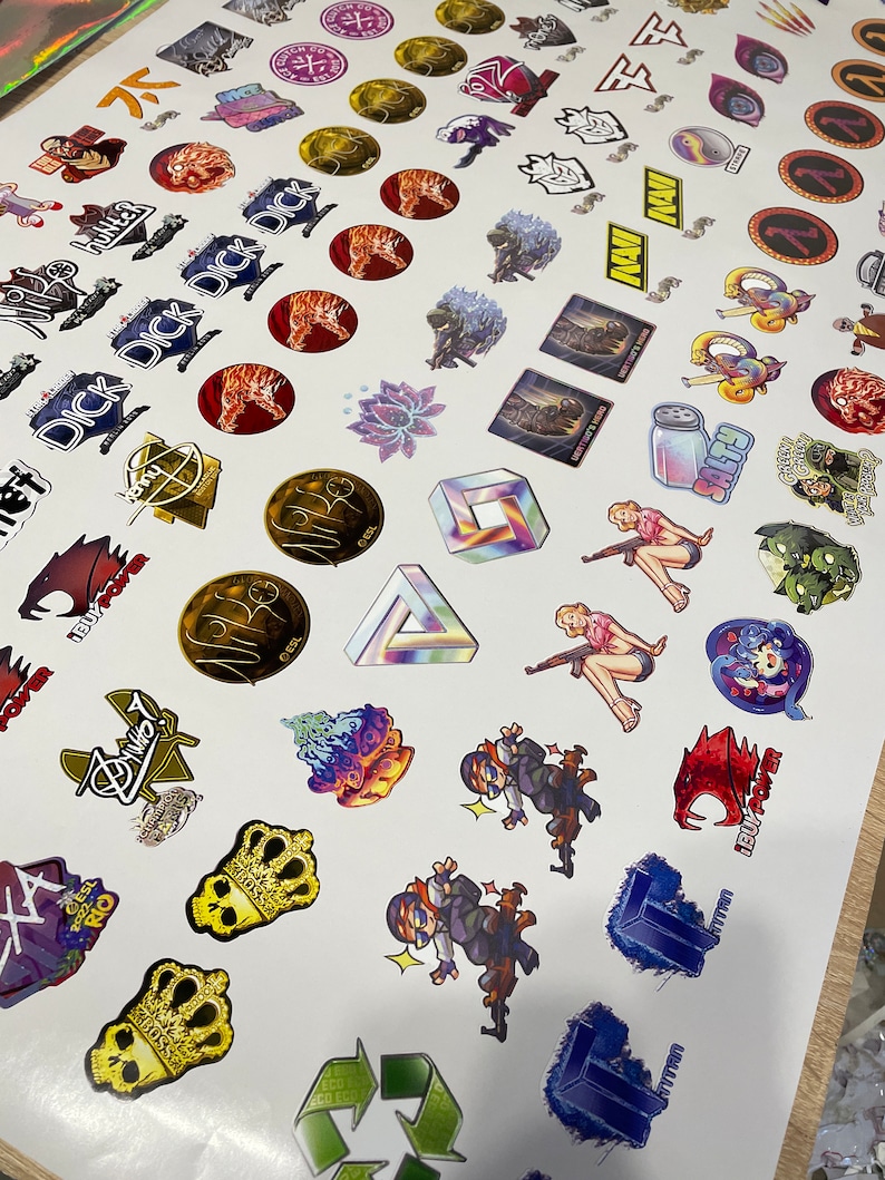 Any Stickers From CSGO in Real Life Set Katowice Counter Strike 2 ...