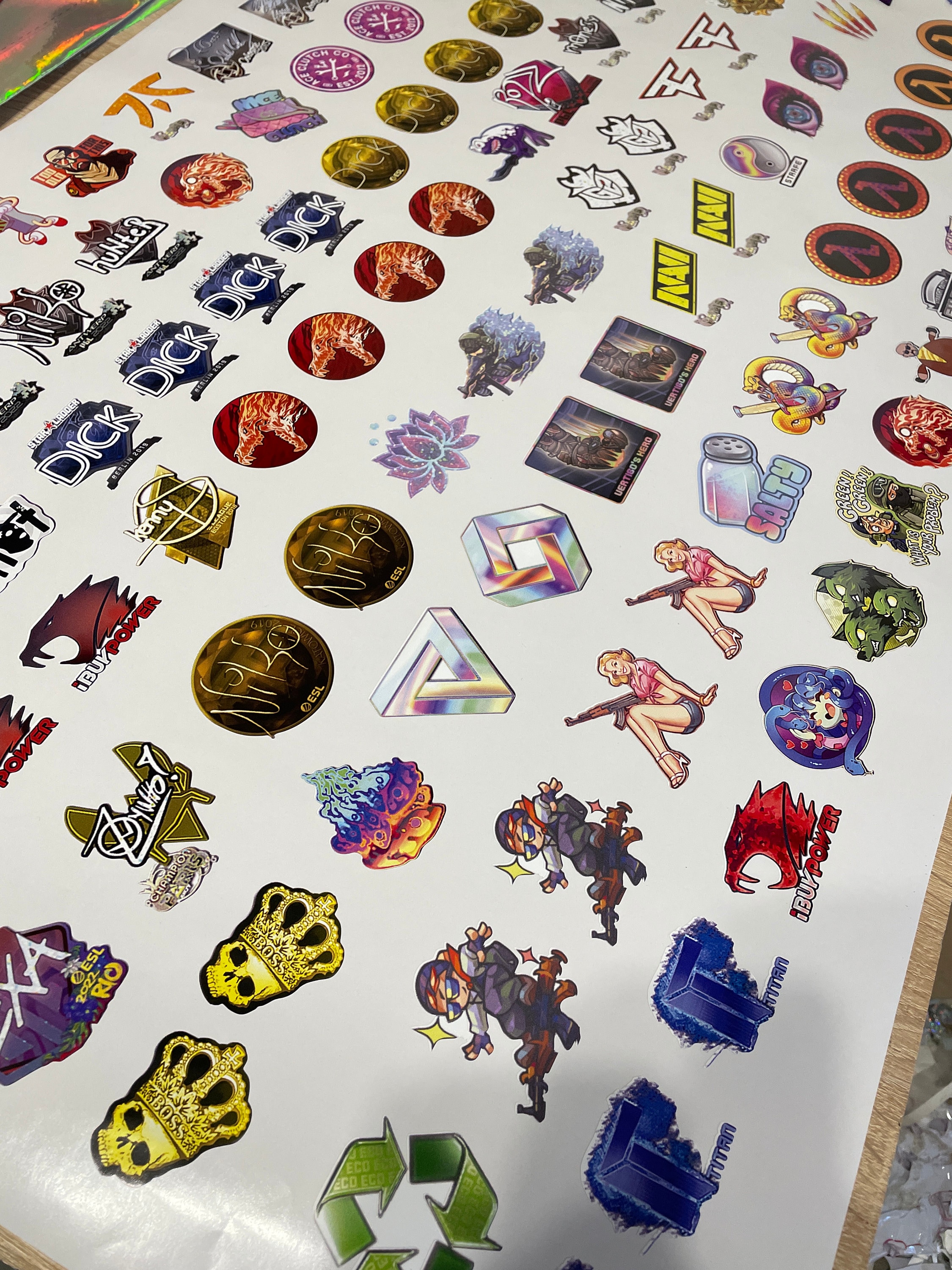 Any Stickers From CSGO in Real Life Set Katowice Counter Strike 2 ...