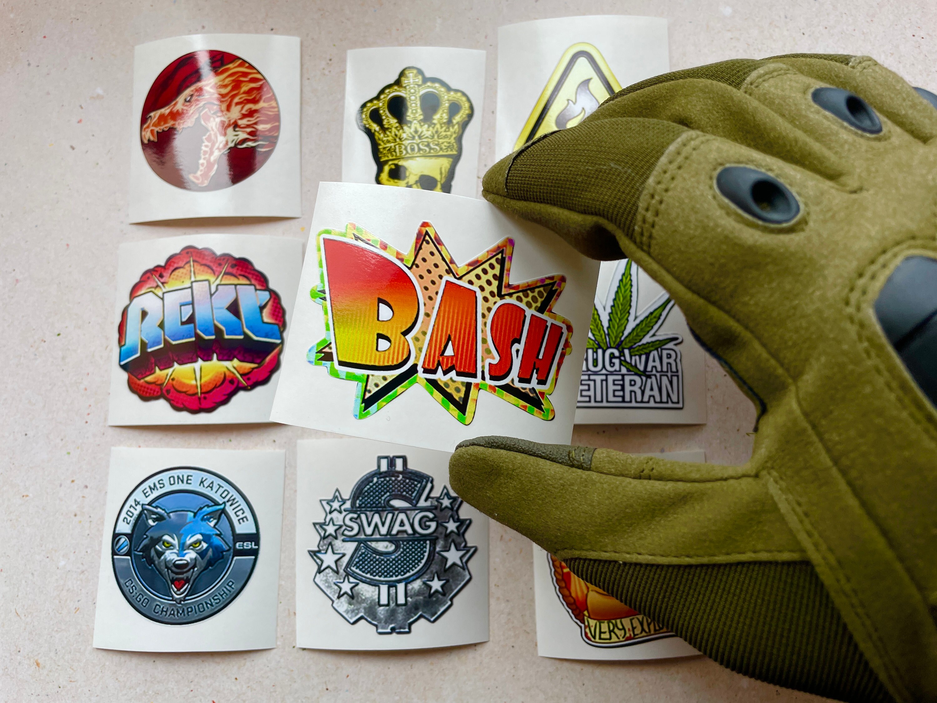 X9 Most Expensive CS GO Stickers in Real Life - Set Counter Strike 2 ...