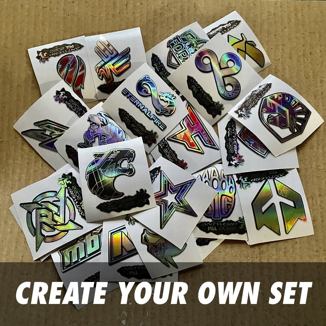 Any Antwerp 2022 - Stickers From CS GO in Real Life IRL Set Navi Fnatic ...