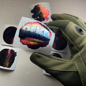 Red Set - X7 CSGO Stickers in Real Life Counter Strike 2 - Global ...