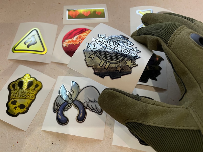 X9 Most Expensive Stickers CSGO in Real Life Set Counter Strike 2 ...