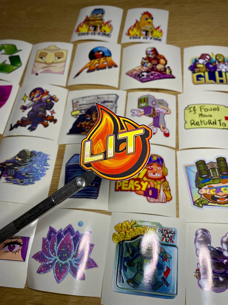 X25 CS GO Stickers in Real Life Big Set Counter Strike 2 Global ...