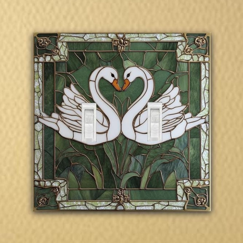 Switch Plate Swan - Etsy