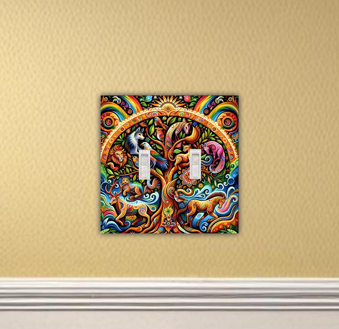 Life’s Circle Light Switch Plate Outlet Covers Electric Switch Plate ...