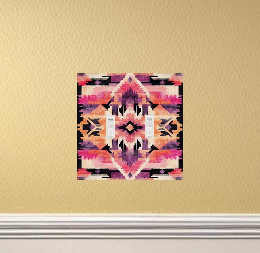 Cactus Sunrise Southwestern Art Design Switch Plate Covers Outlet Cover ...
