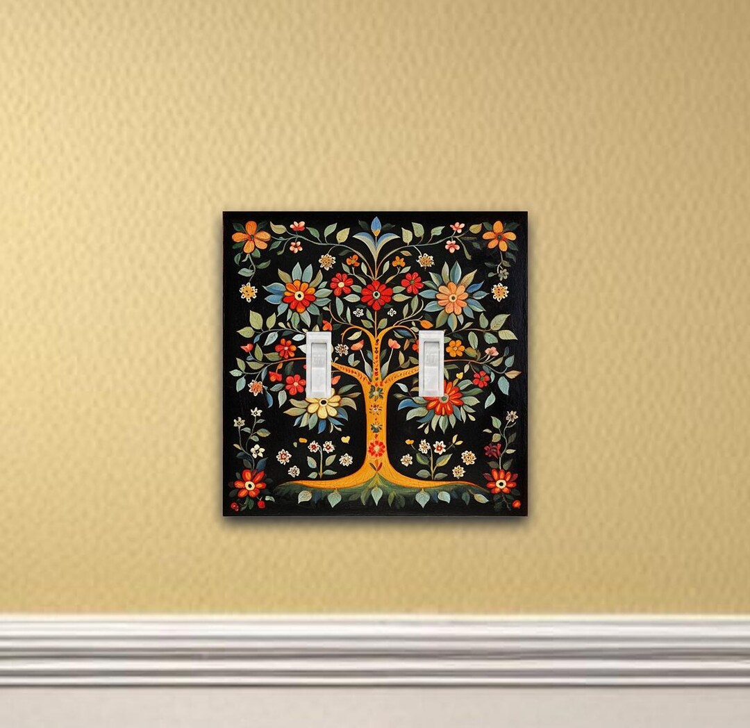 Eternal Roots Tree of Life Custom Designed Switch Plate Cover. Decorate ...