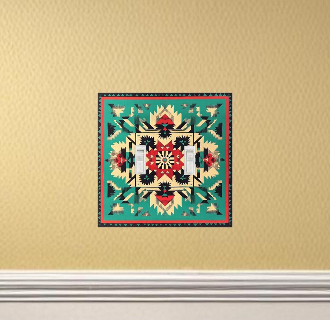 Anasazi Harmony Southwestern Art Design Switch Plate Cover Outlet Cover ...