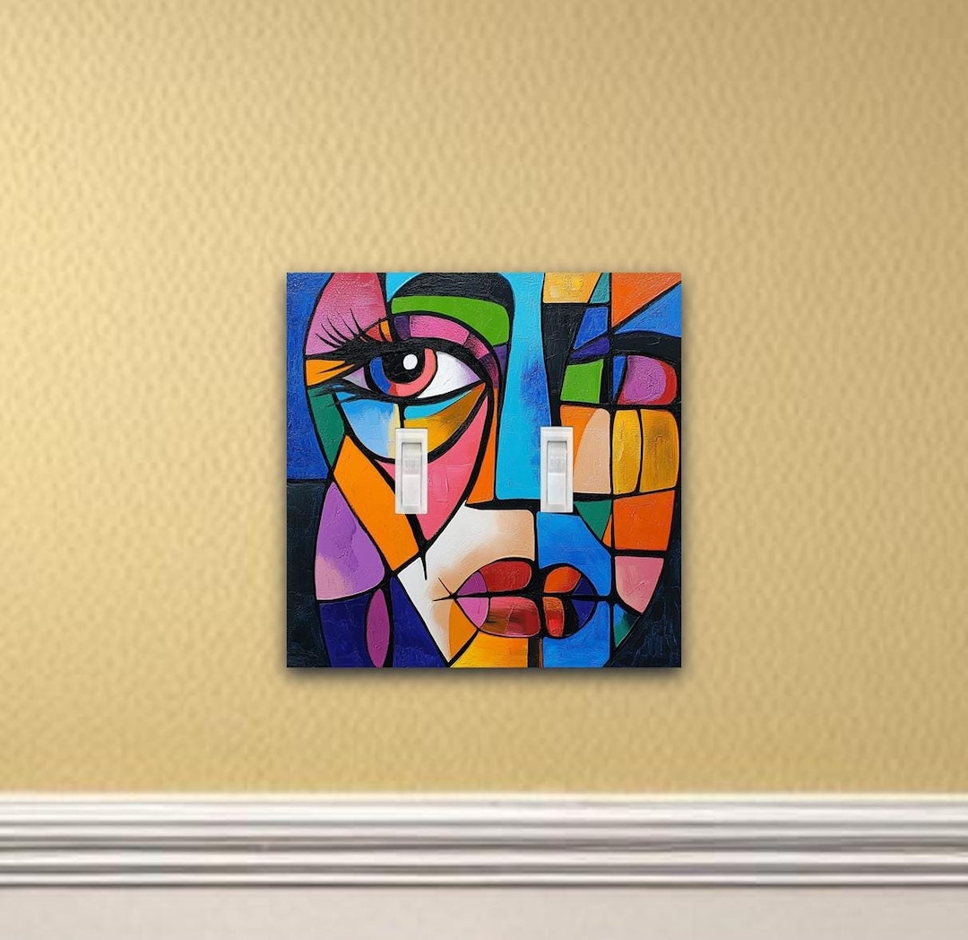 Echo of Her Custom Light Switch Plate-picasso Modern Style Wall Art ...