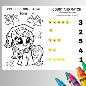 Happy Graduation Activity Coloring Booklet, Pdf Coloring Book, Coloring ...