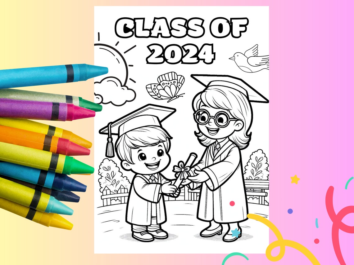Graduation Coloring Pages, Graduation Coloring Sheets, Coloring Pages ...